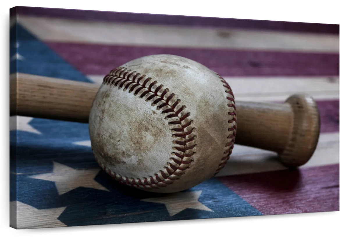 Ebern Designs Sireci Baseball Bat Flag USA | Wayfair