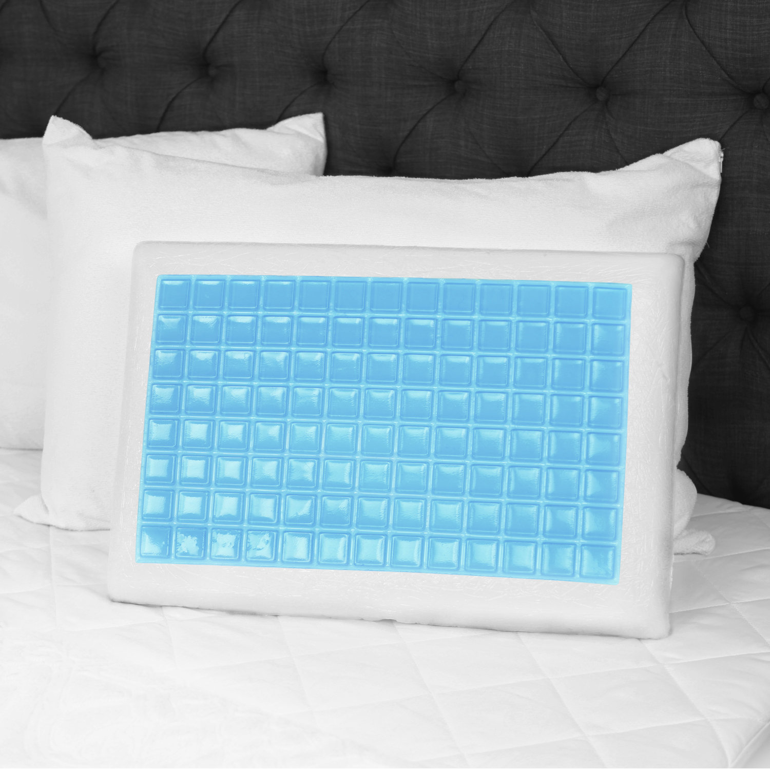 White Noise Plush Memory Foam Queen Cooling Bed Pillow & Reviews | Wayfair