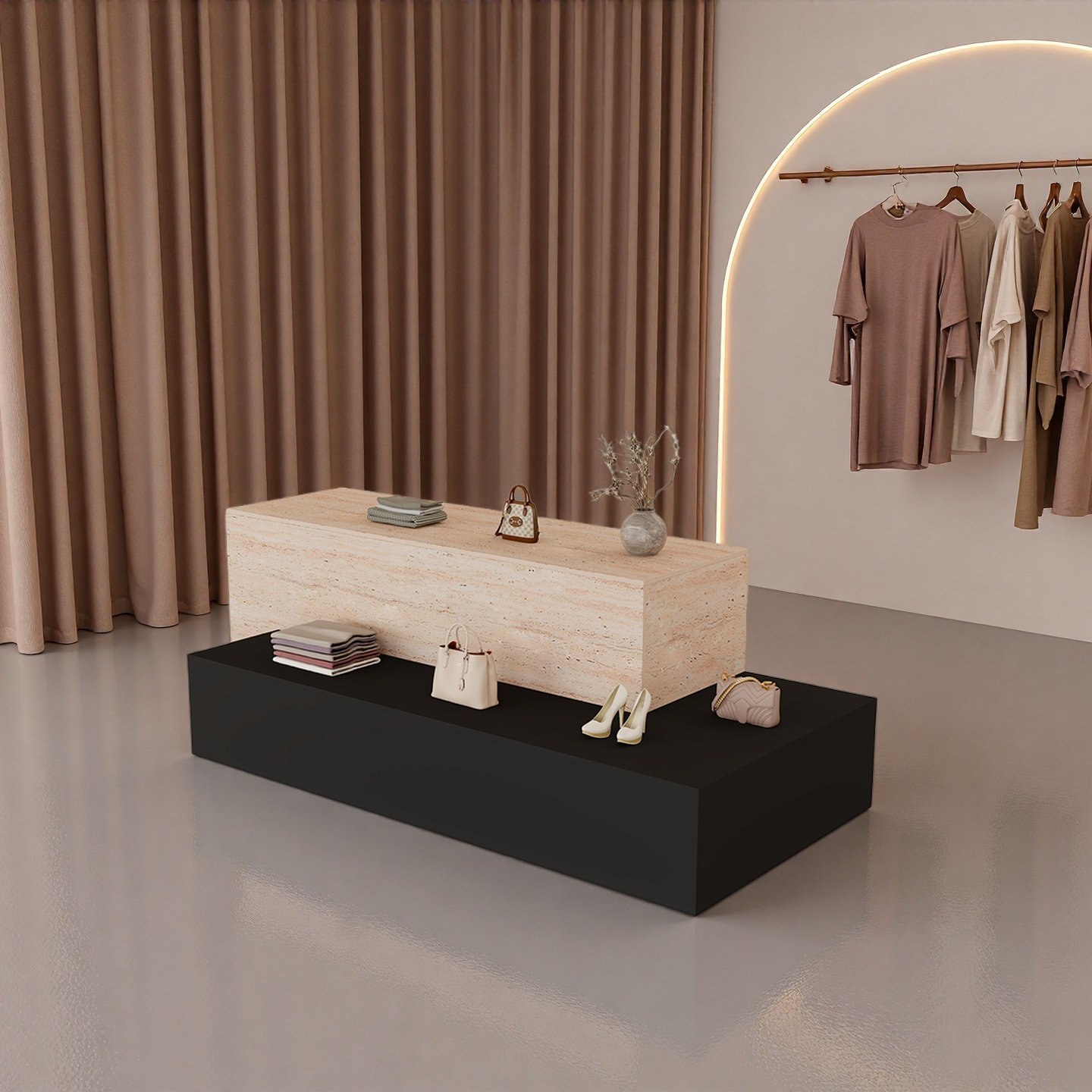 Rebrilliant Simple clothing store display table - Wayfair Canada