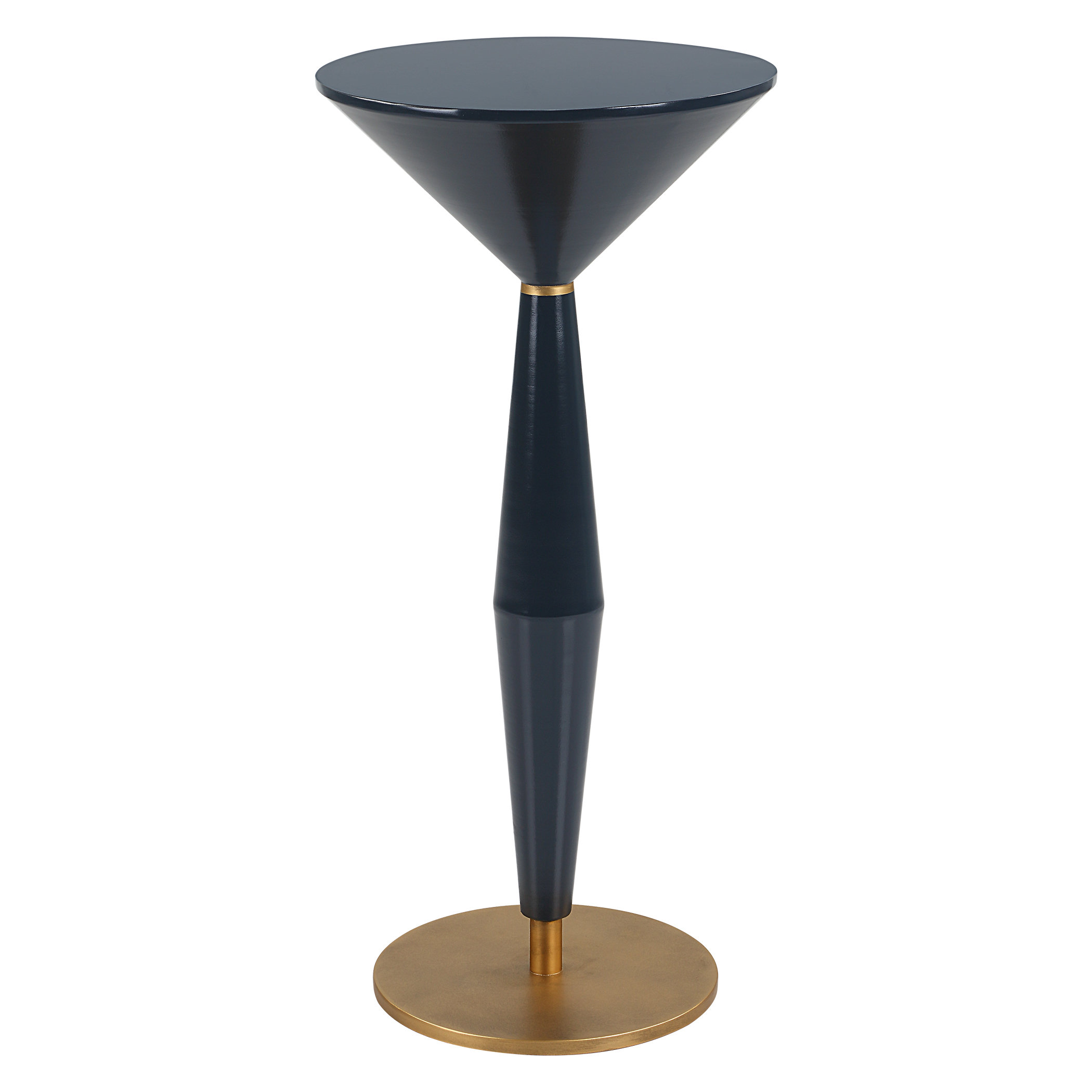Mercer41 Manolya Iron Pedestal End Table | Wayfair