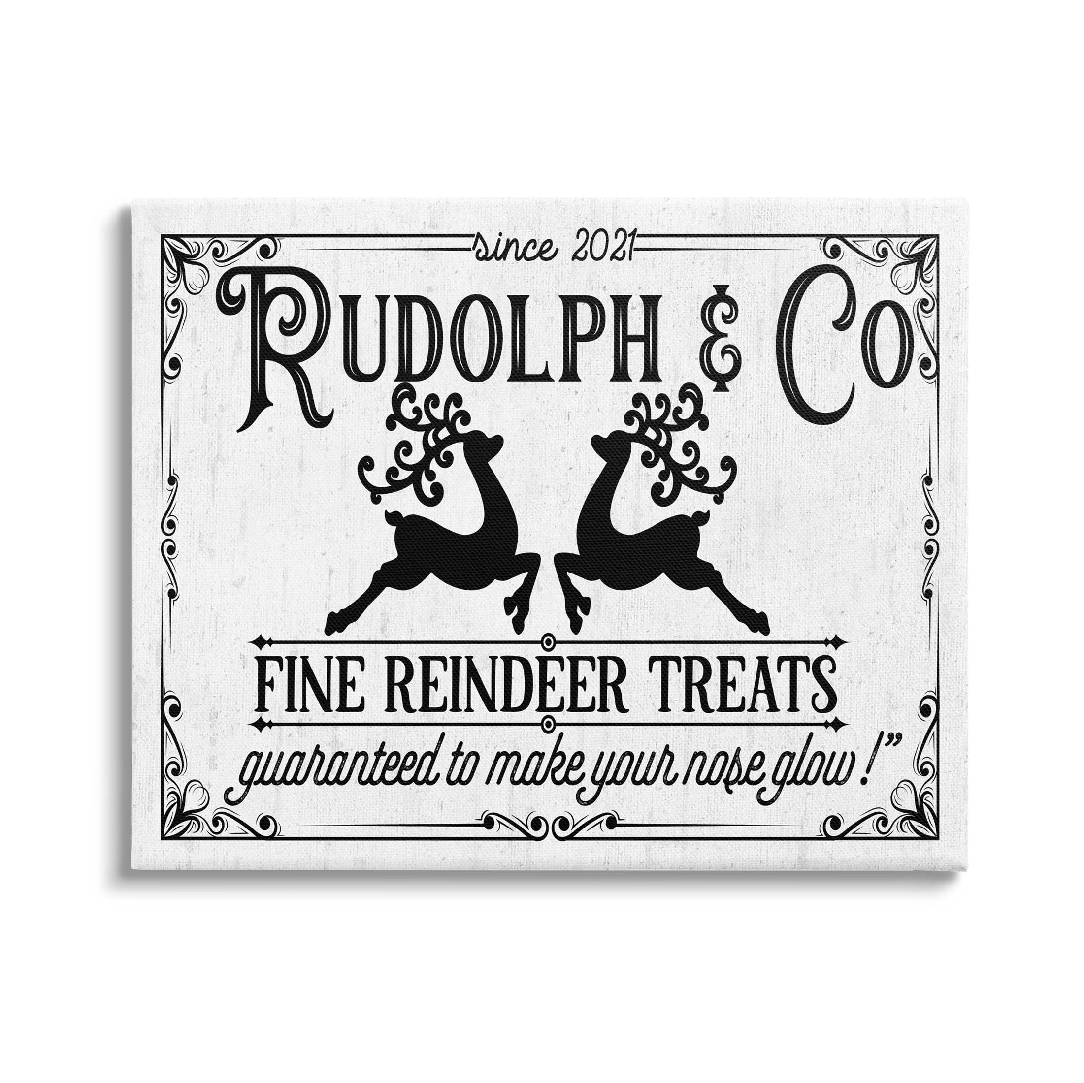 Stupell Industries Rudolph & Co Vintage Sign Canvas Wall Art By ...
