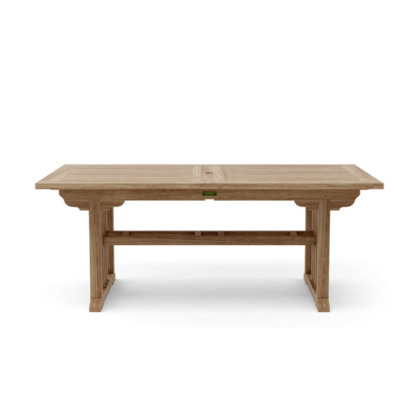 Arlmont & Co. Kia Solid Wood Dining Table & Reviews - Wayfair Canada