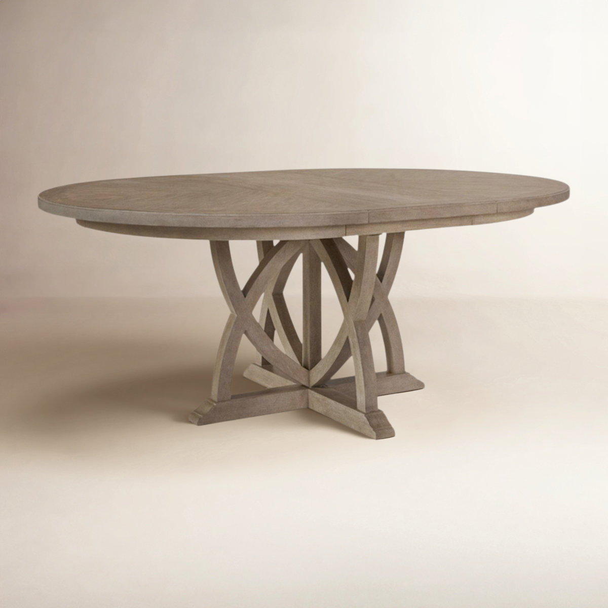 Birch Lane™ Dana Heights 54" Round Table with 18" Leaf & Reviews ...
