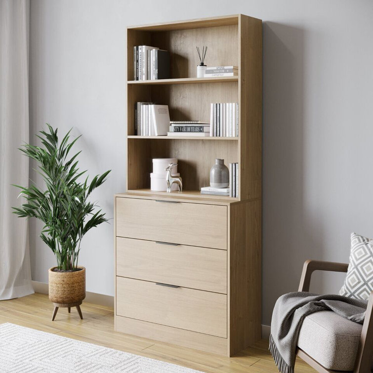 17 Stories Oenone 180 H x 80 W Bookcase & Reviews | Wayfair.co.uk