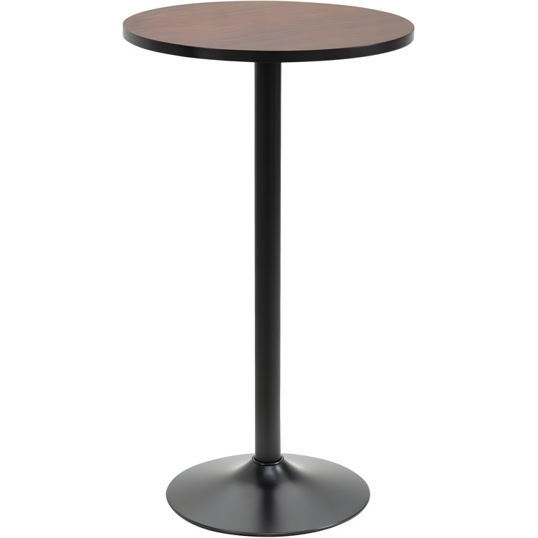 Corrigan Studio® 42" Industrial Rustic Elm Wood Top Bar Height Bistro ...