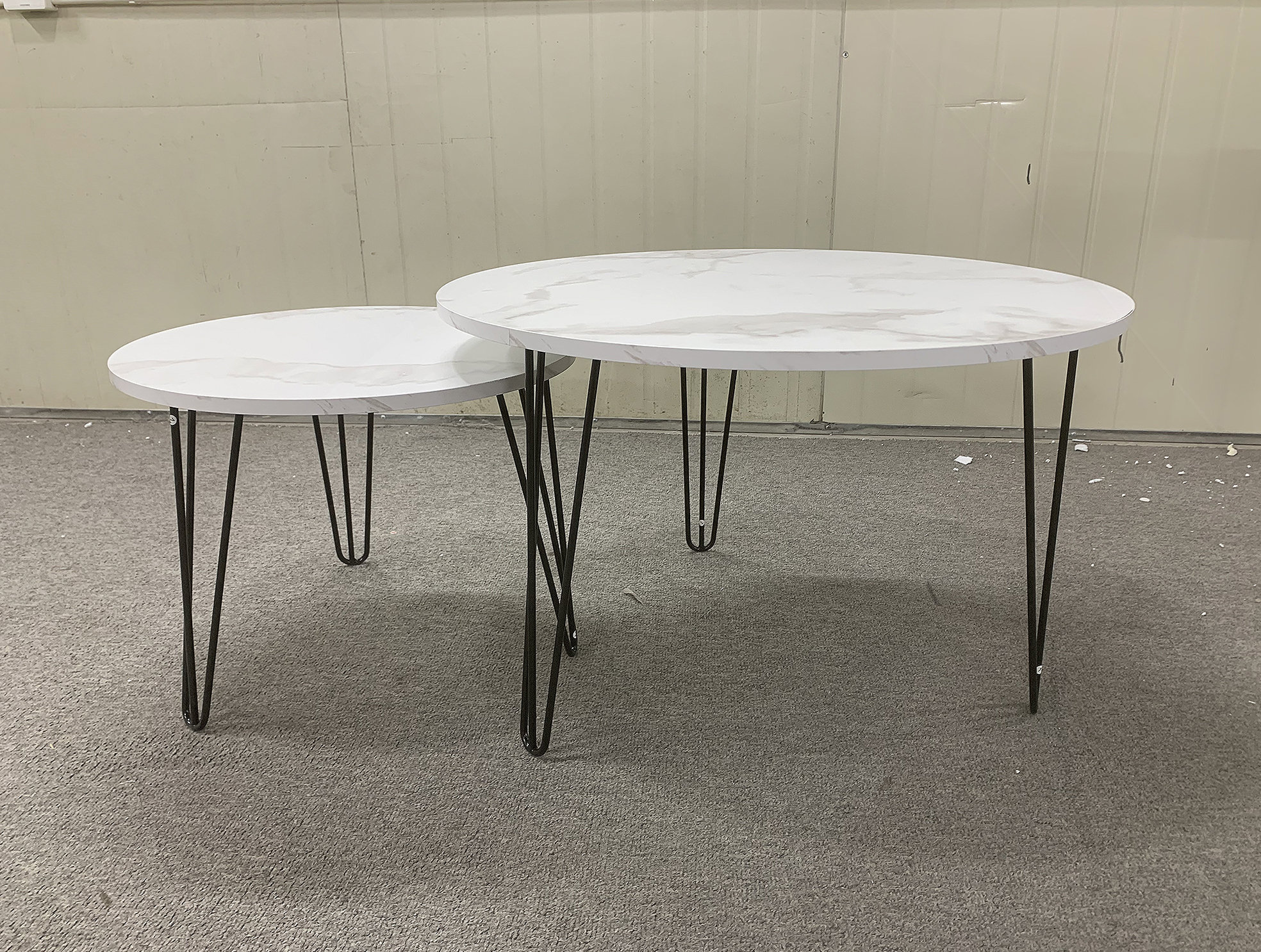 George Oliver 27.56'' Round Nesting Coffee Table Set of 2, Circular ...