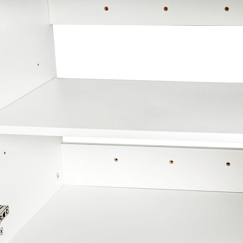 Winston Porter Stackable Wall Mounted Storage Cabinet, Entryway Cabinet ...