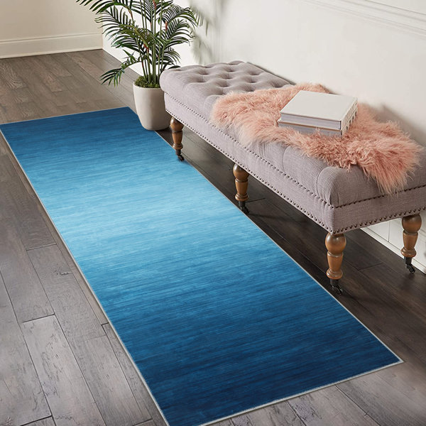 Wrought Studio Modern Ombre Washable Area Rug Non-Slip Soft Area Rugs ...