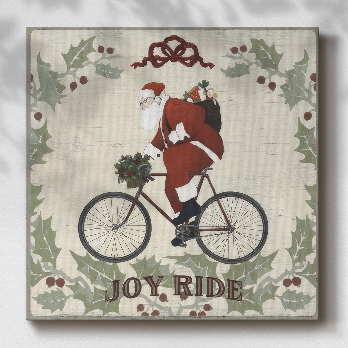 The Holiday Aisle® Joyride Santa Collection A- Gallery Wrapped Canvas ...