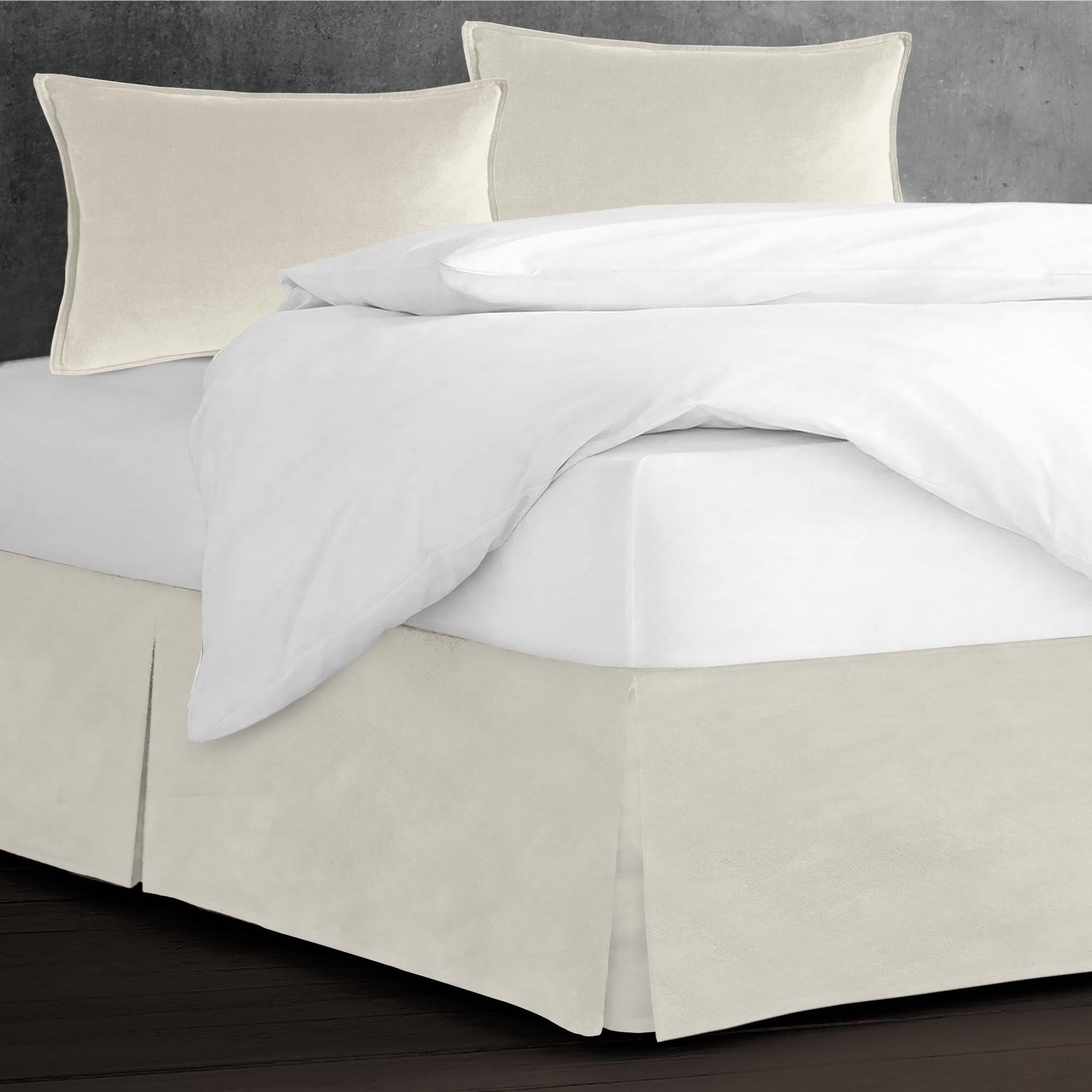 6ix Tailors Fine Linens Velvet Bed Skirt & Reviews | Wayfair