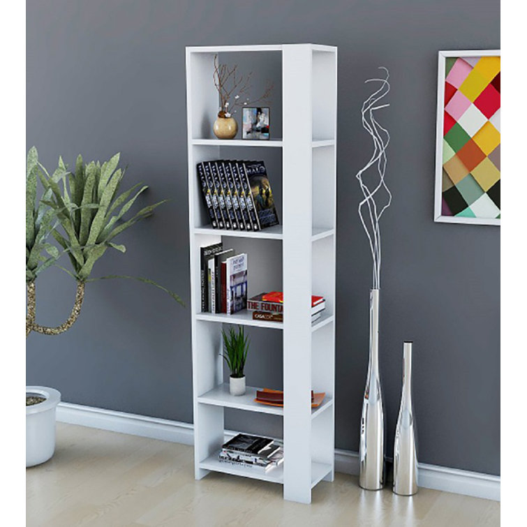 Ebern Designs Kussell 160cm H x 50cm W Standard Bookcase | Wayfair.co.uk