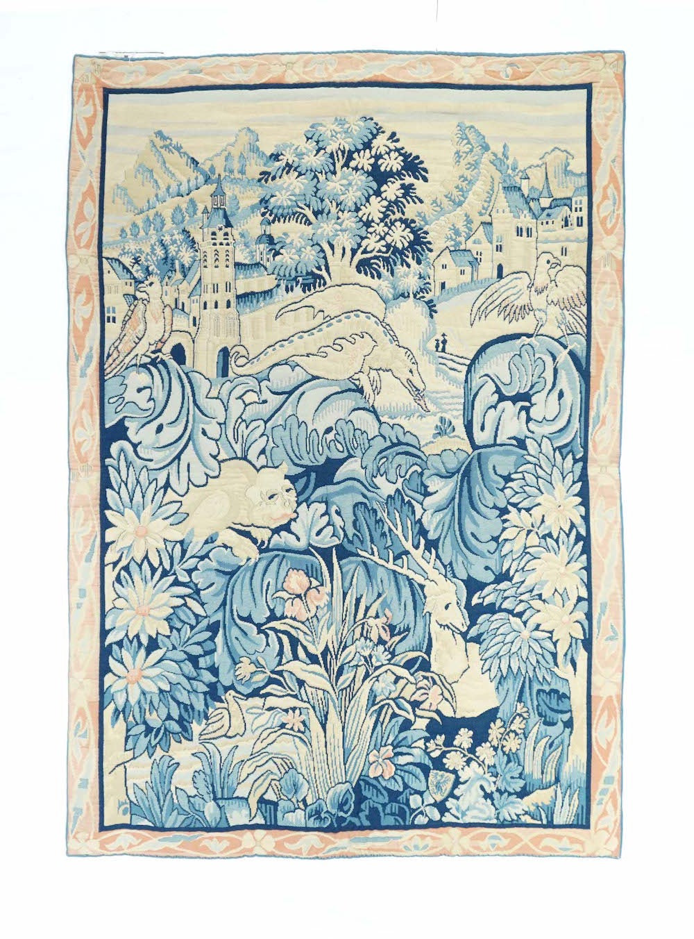Victor Gallery Vintage Belgium Verdure Design Tapestry Rug 4''2'''' X 6 ...
