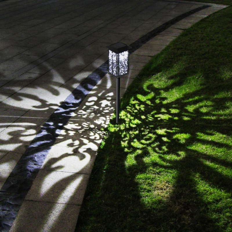 Norbi Black Low Voltage Solar Powered Integrated LED Pathway Light ...