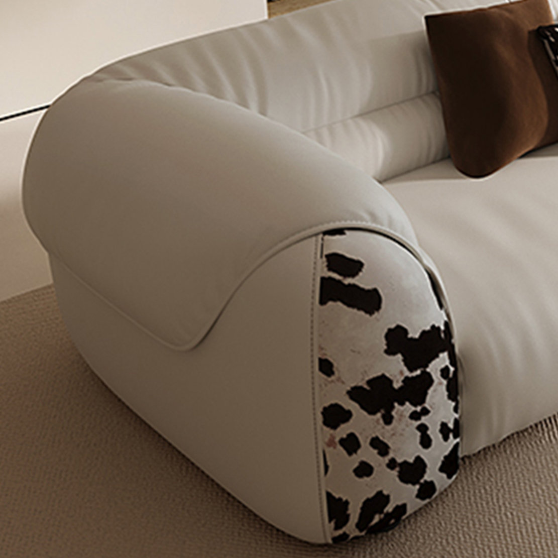 Hype Styled French modern cream style straight sofa | Wayfair