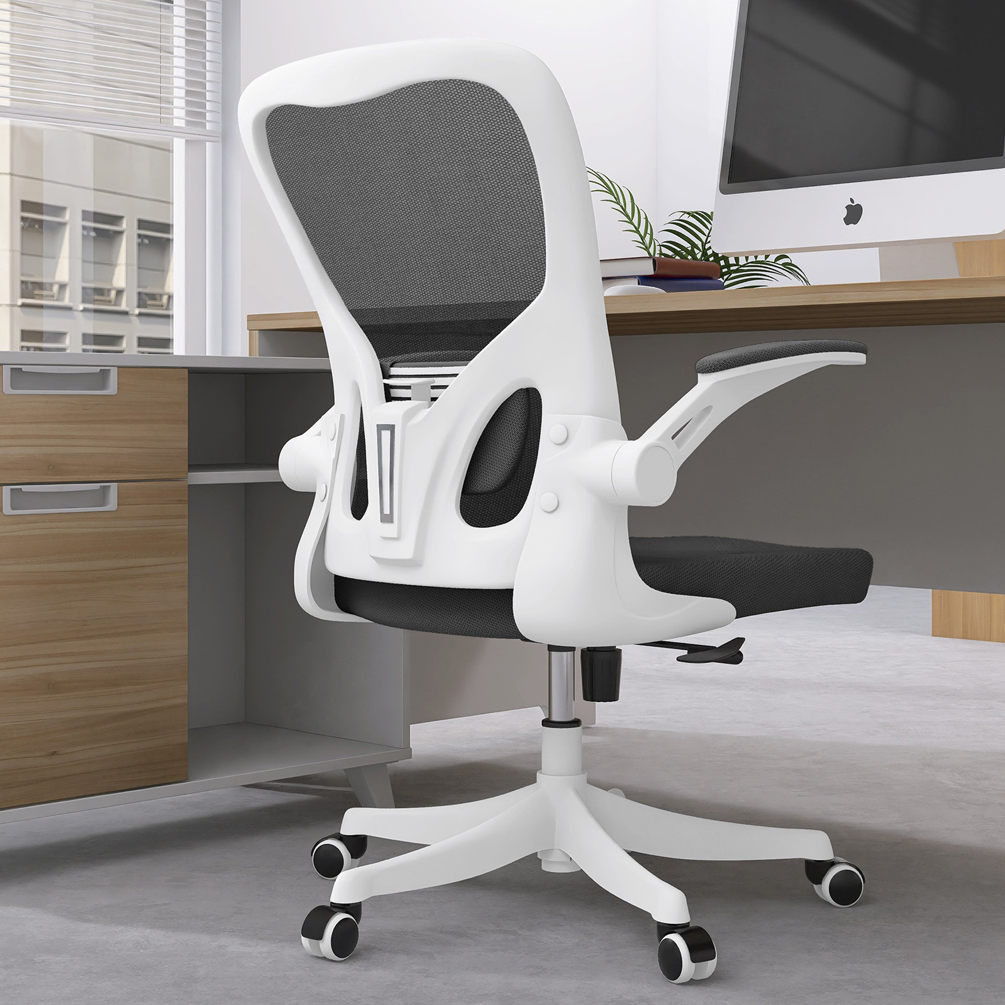 Inbox Zero Home Nattalee Ergonomic Office Chair With Lumbar Support ...