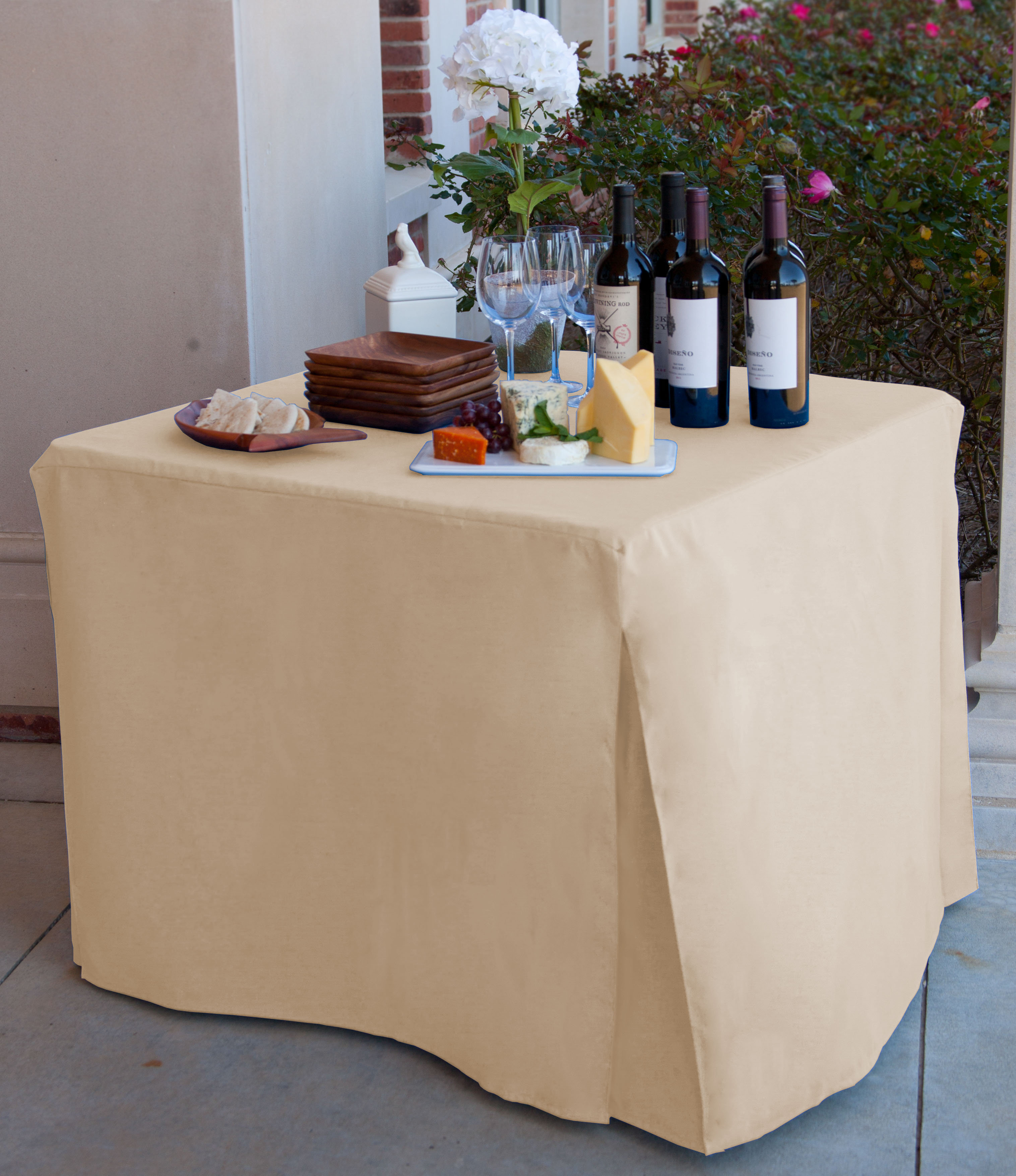 Tablevogue 34-Inch Square Table Cover & Reviews | Wayfair
