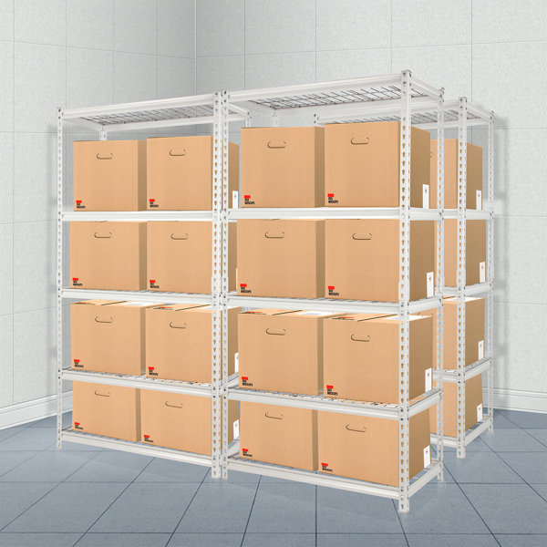 Pachira 35.82'' W Steel Height -Adjustable Shelving Unit | Wayfair