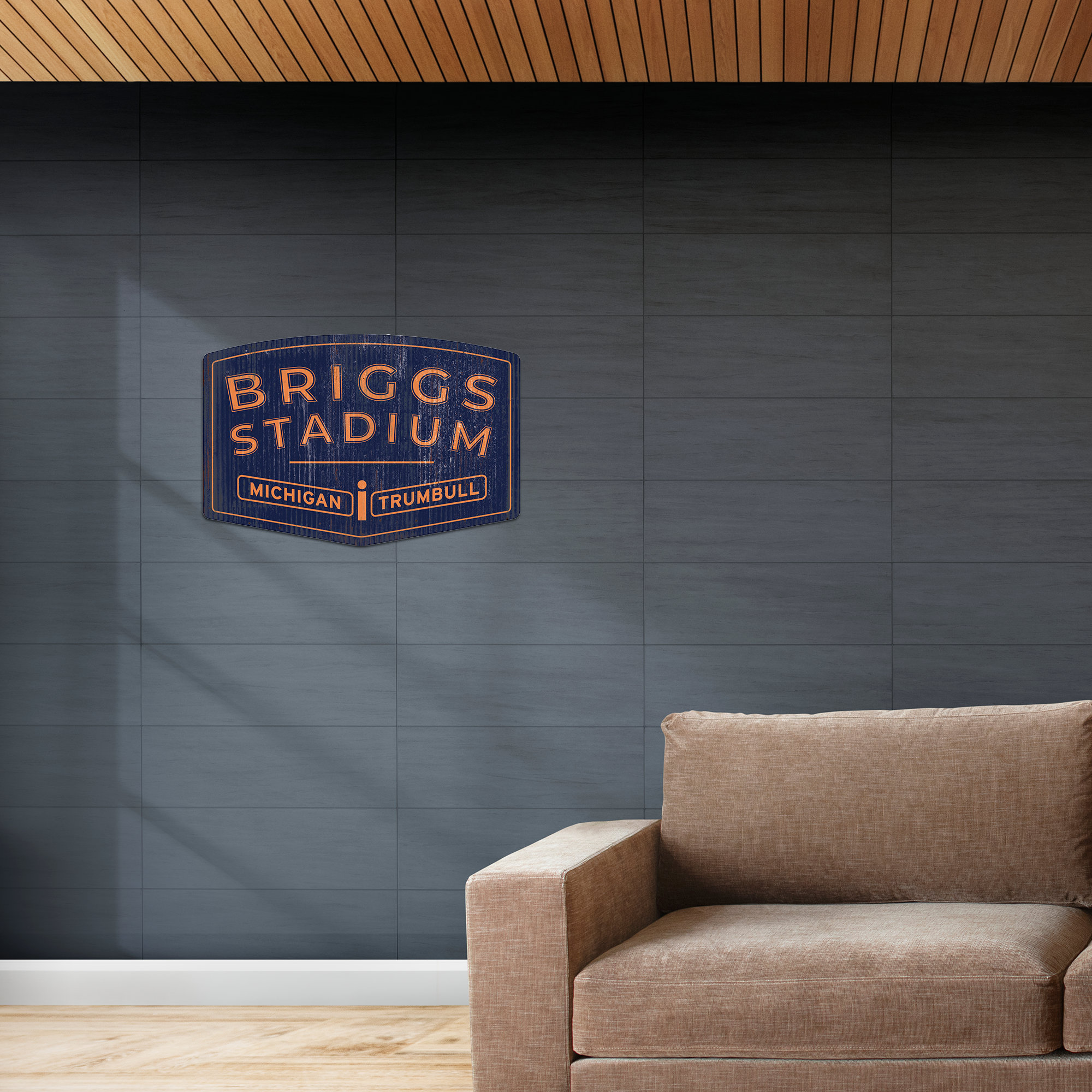 Trinx 16x24 Briggs Stadium Metal Sign - Wayfair Canada