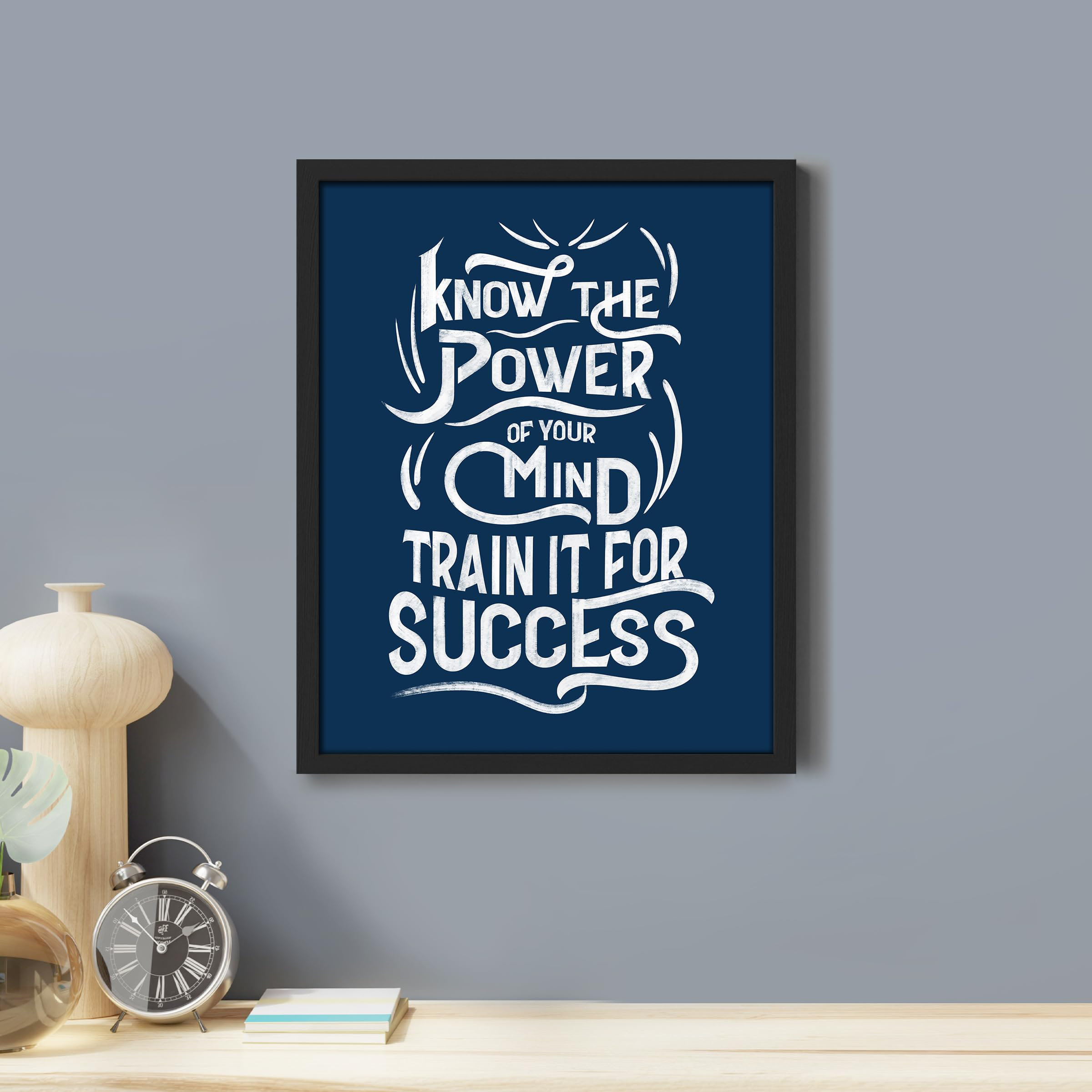 SIGNLEADER " Mind Power Success Quote Inspirational Know The Power Of ...