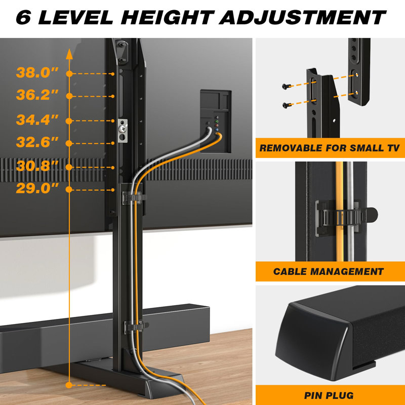 Rfiver Universal TV Stand up to 86 inch, Easy Assembly & Reviews ...