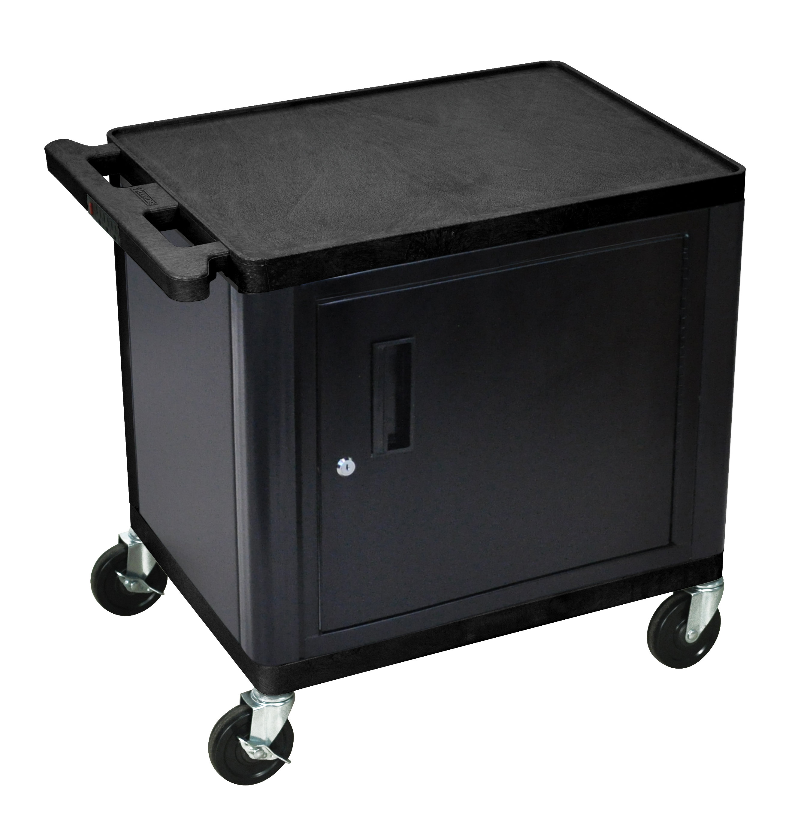 Luxor LP Carts Series AV Cart with Locking Cabinet | Wayfair