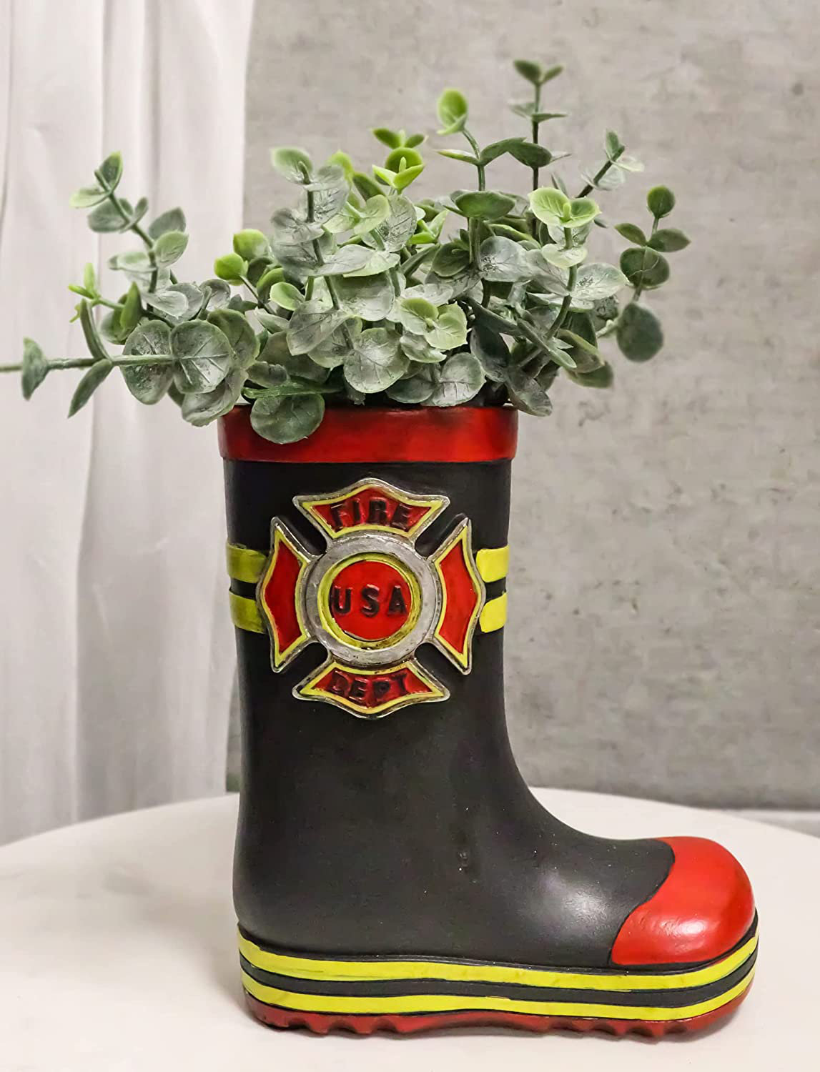 Foundry Select American Hero Fire Fighters Fireman Planter Figurine ...