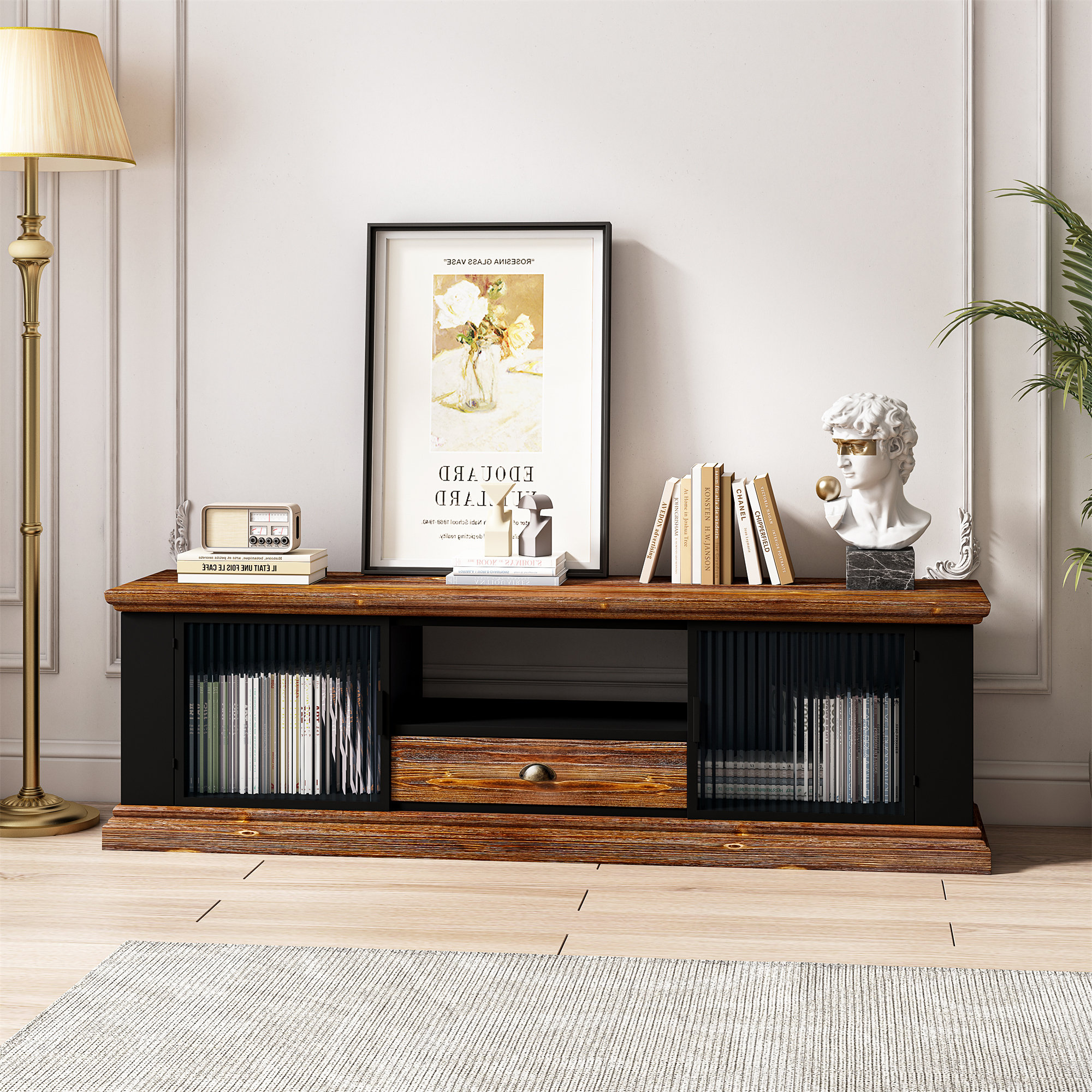 17 Stories Naftuly Media Console & Reviews | Wayfair