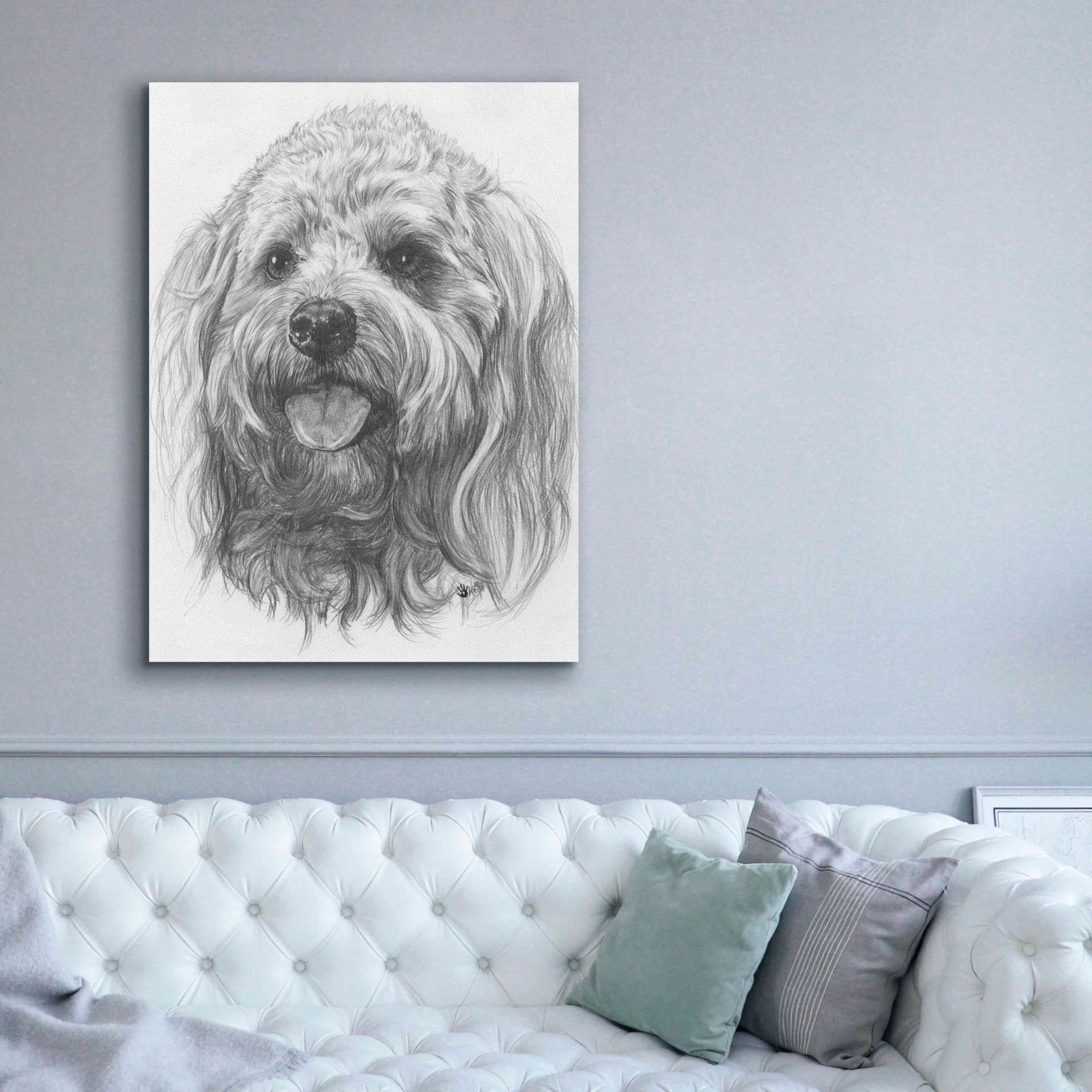 Red Barrel Studio® Cockapoo by Barbara Keith - Wrapped Canvas Print ...