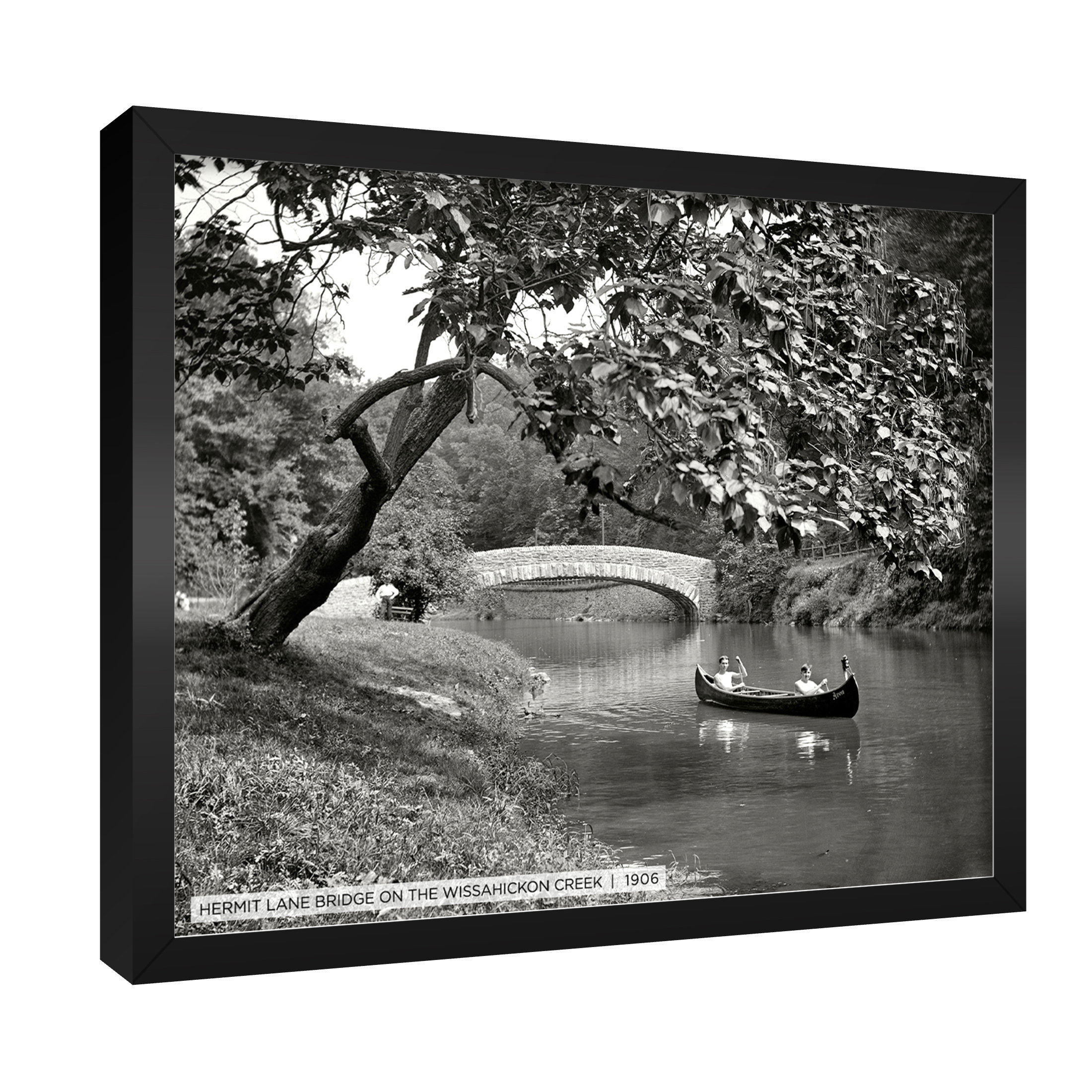 Millwood Pines Hermit Lane Bridge On The Wissahickon Creek 1906 | Wayfair