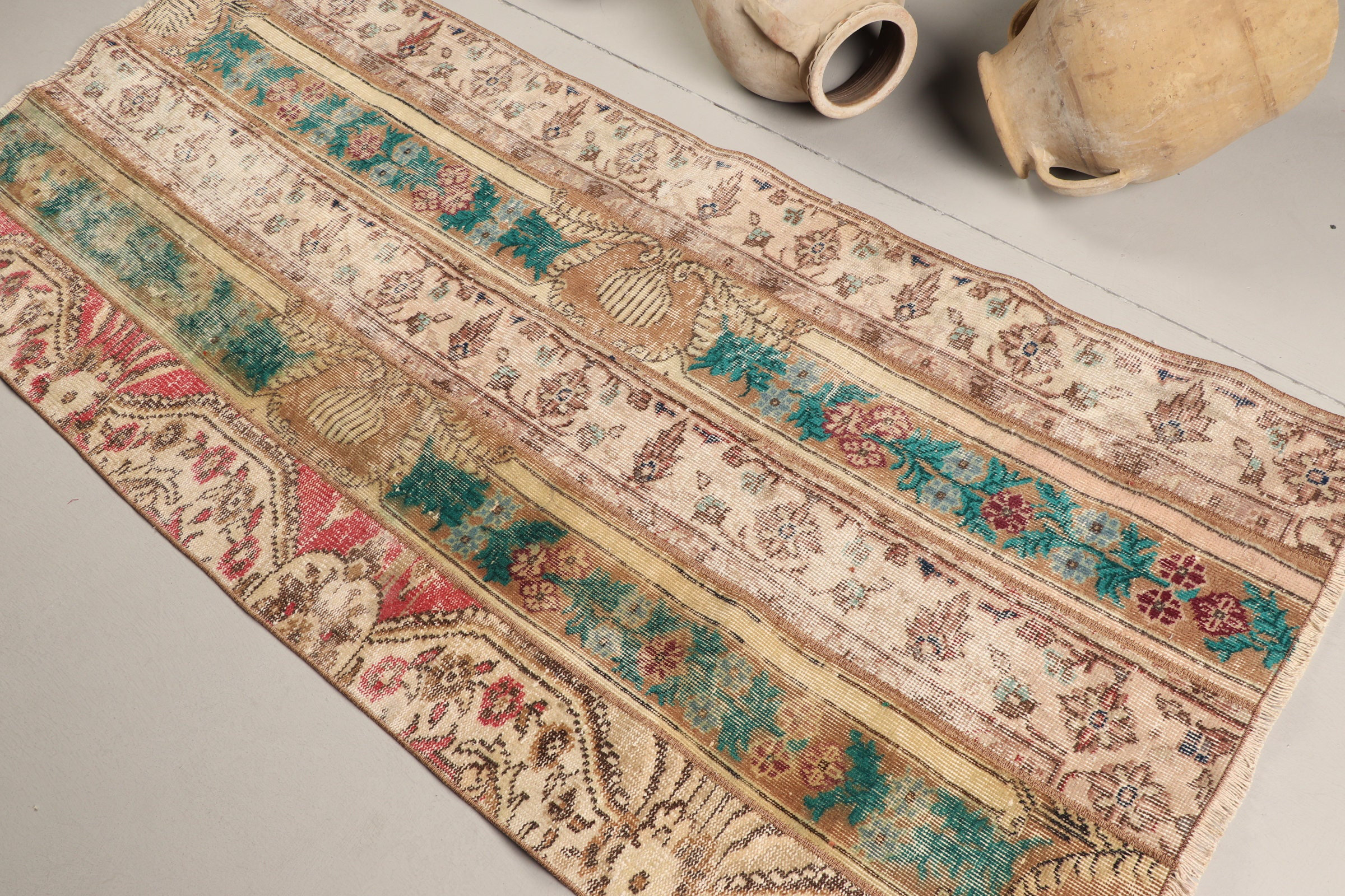 Bungalow Rose Traditional Bohemian Decor Rug With Unique Striped Design ...