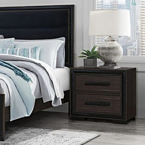 Mercer41 Sleek 2 Spacious Drawers Nightstand, Bedside Table | Wayfair