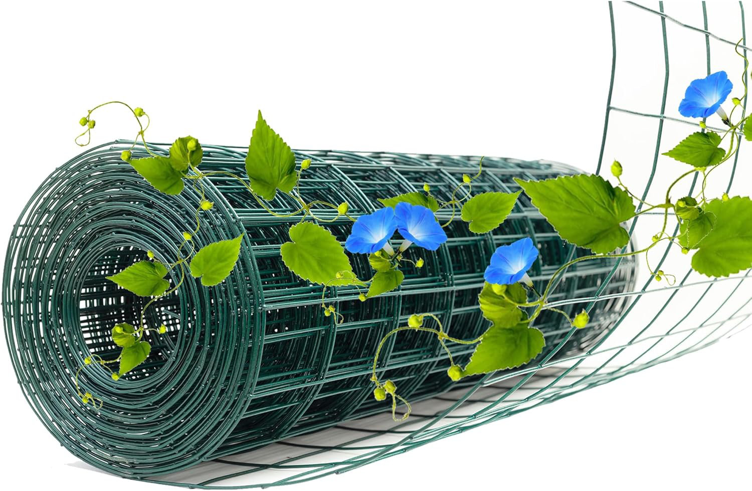 Arlmont & Co. Green Metal Garden Fence 2/3/4/5/6 Ft High Chicken Wire ...