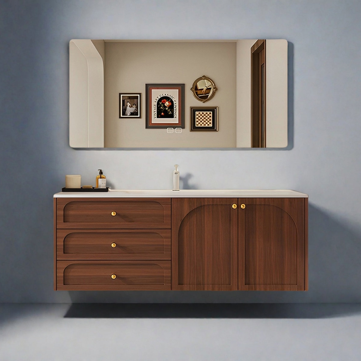 Backop Middle ancient style rest room bathroom cabinet - Wayfair Canada