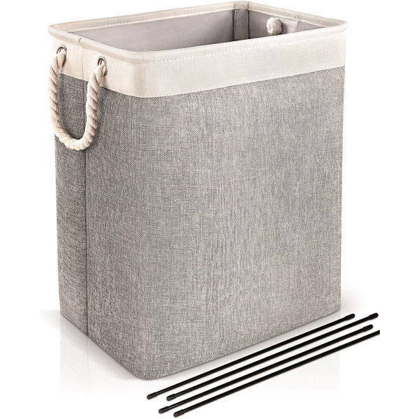 Longshore Tides Fabric Laundry Basket with Handles | Wayfair.co.uk