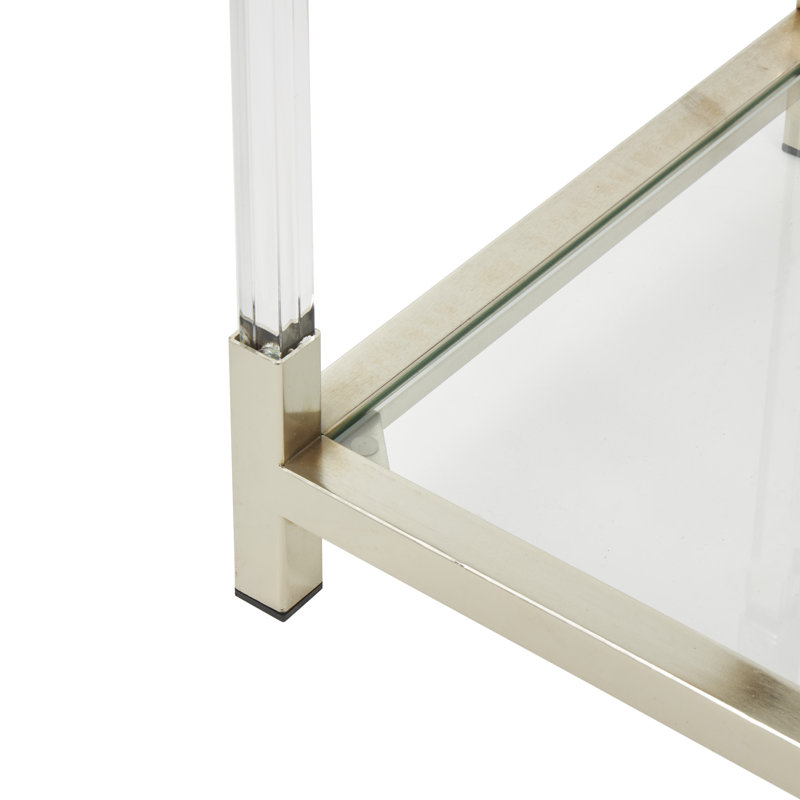 Mercer41 Nichalaus Acrylic Plastic Cube Shaped Storage Clear Shelving ...