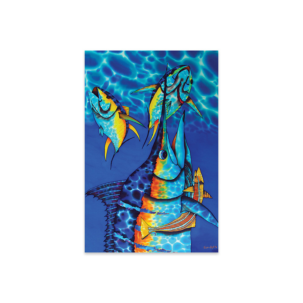 Highland Dunes Blue Charge Print On Acrylic Glass - Wayfair Canada
