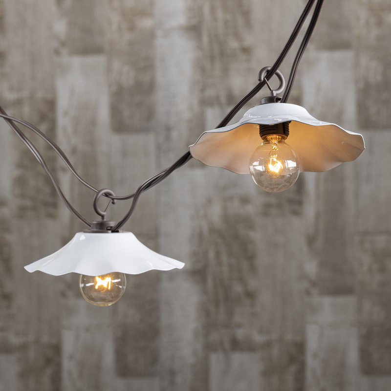 Red Barrel Studio® 12 Ft. Shaded Decorative G40 Patio String Lights ...