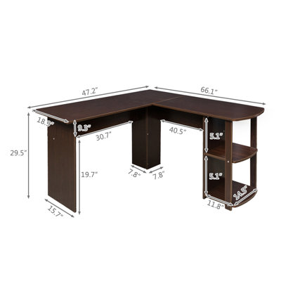 Ebern Designs Marklesburg 47.2'' Desk & Reviews | Wayfair