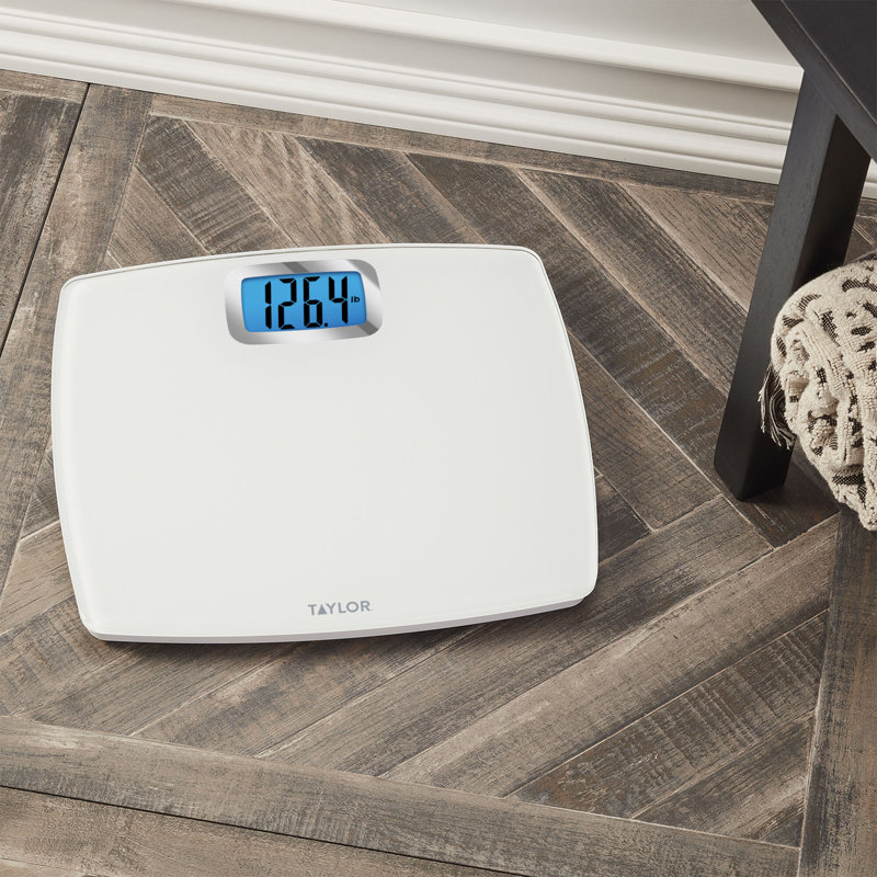 Taylor Pure White Digital Bathroom Scale & Reviews | Wayfair