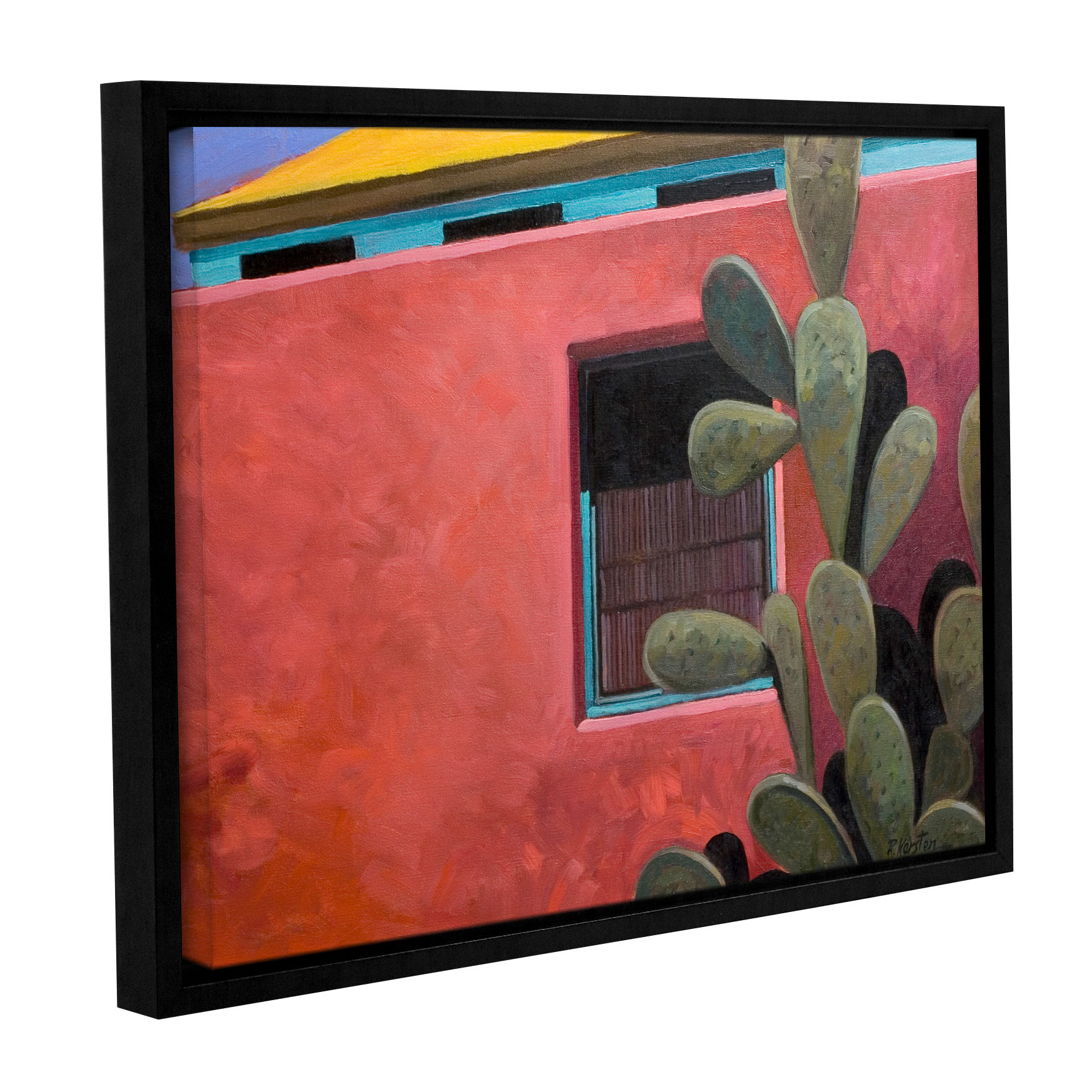 ArtWall Adobe Colour by Rick Kersten Framed Painting Print on Wrapped ...