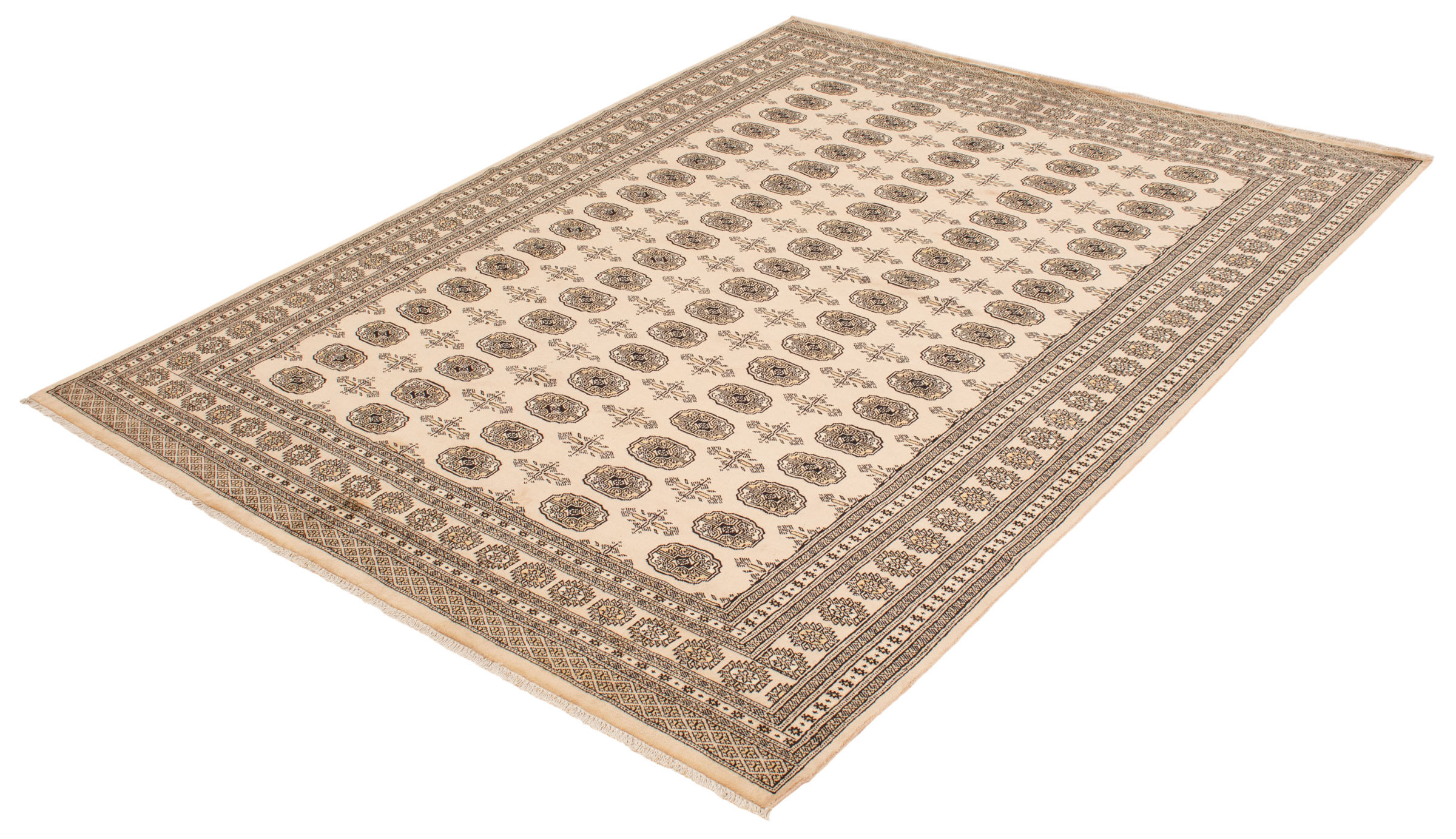 Isabelline Finest Peshawar Bokhara Beige Rug 8'1" X 10'6" | Wayfair