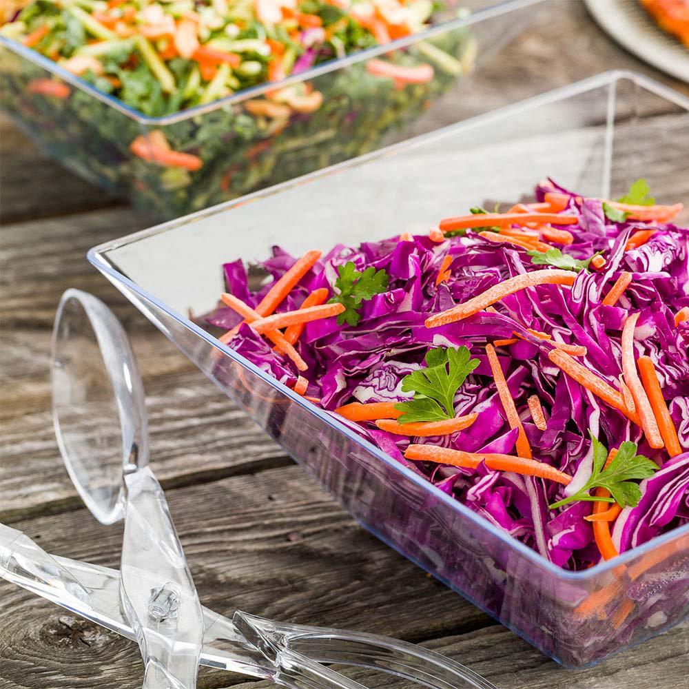 Restaurantware-23.6 x 11.8 Inch Rectangle Trays, 25 Disposable Serving ...