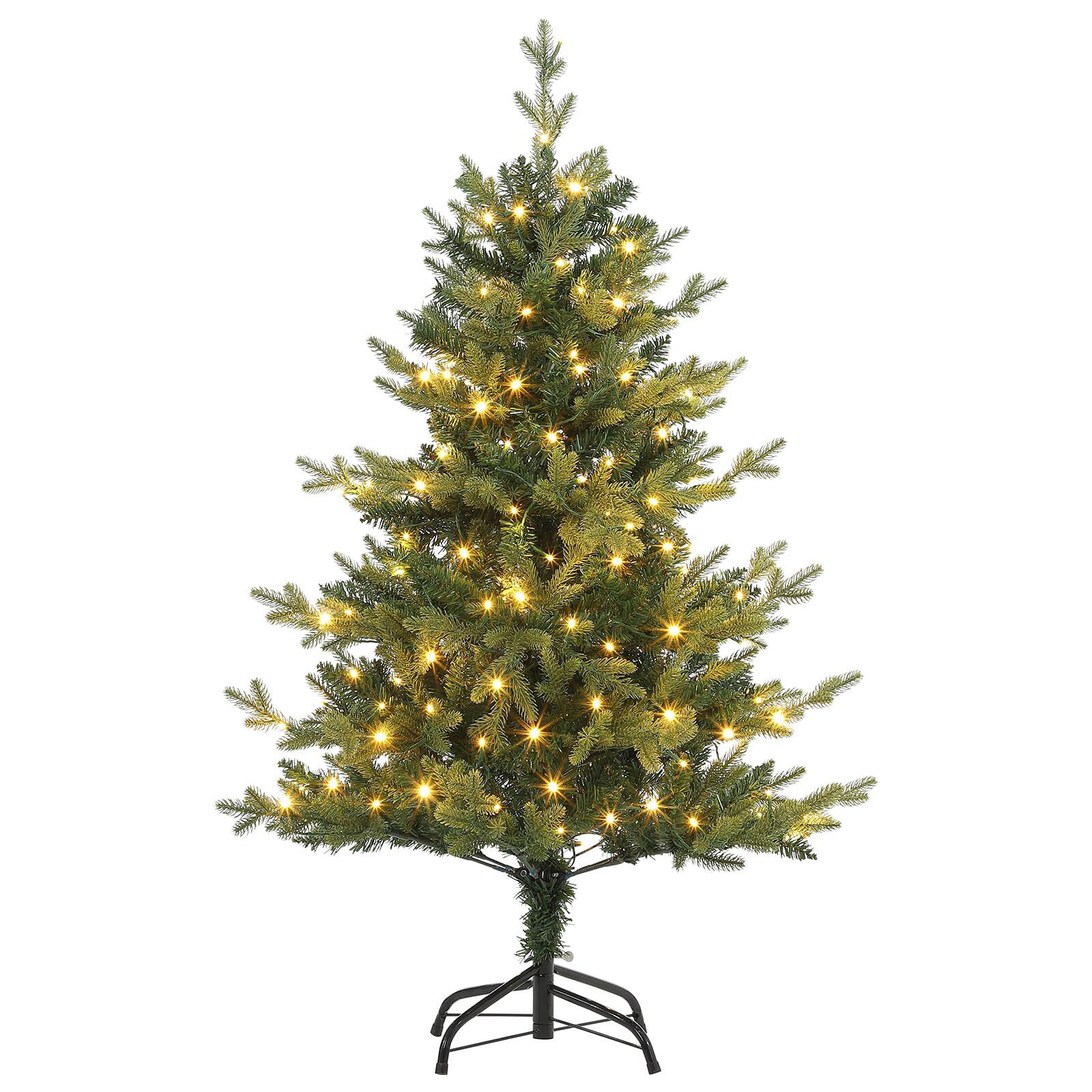 Fleur De Lis Living 4 Ft Christmas Tree With Lights | Wayfair