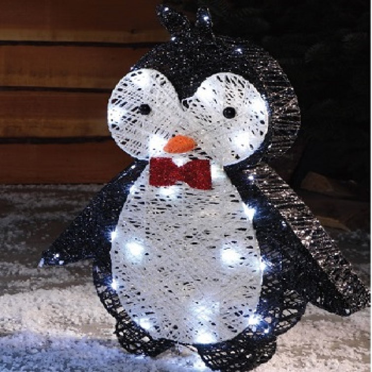 The Seasonal Aisle Dad Penguin Lighted Display | Wayfair.co.uk
