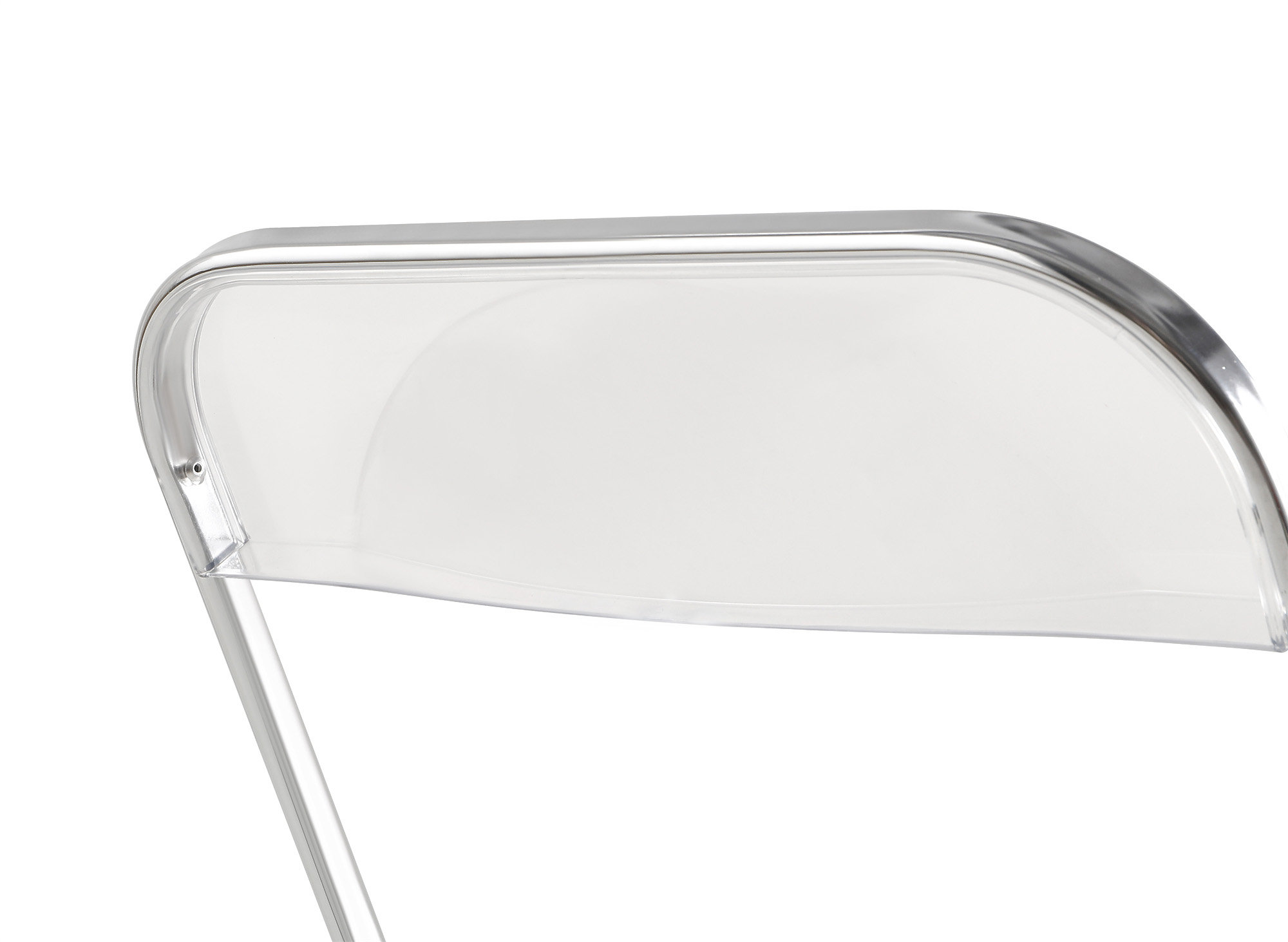 Wrought Studio™ Folding Chair Transparent Chairs-Ghost Stackable ...