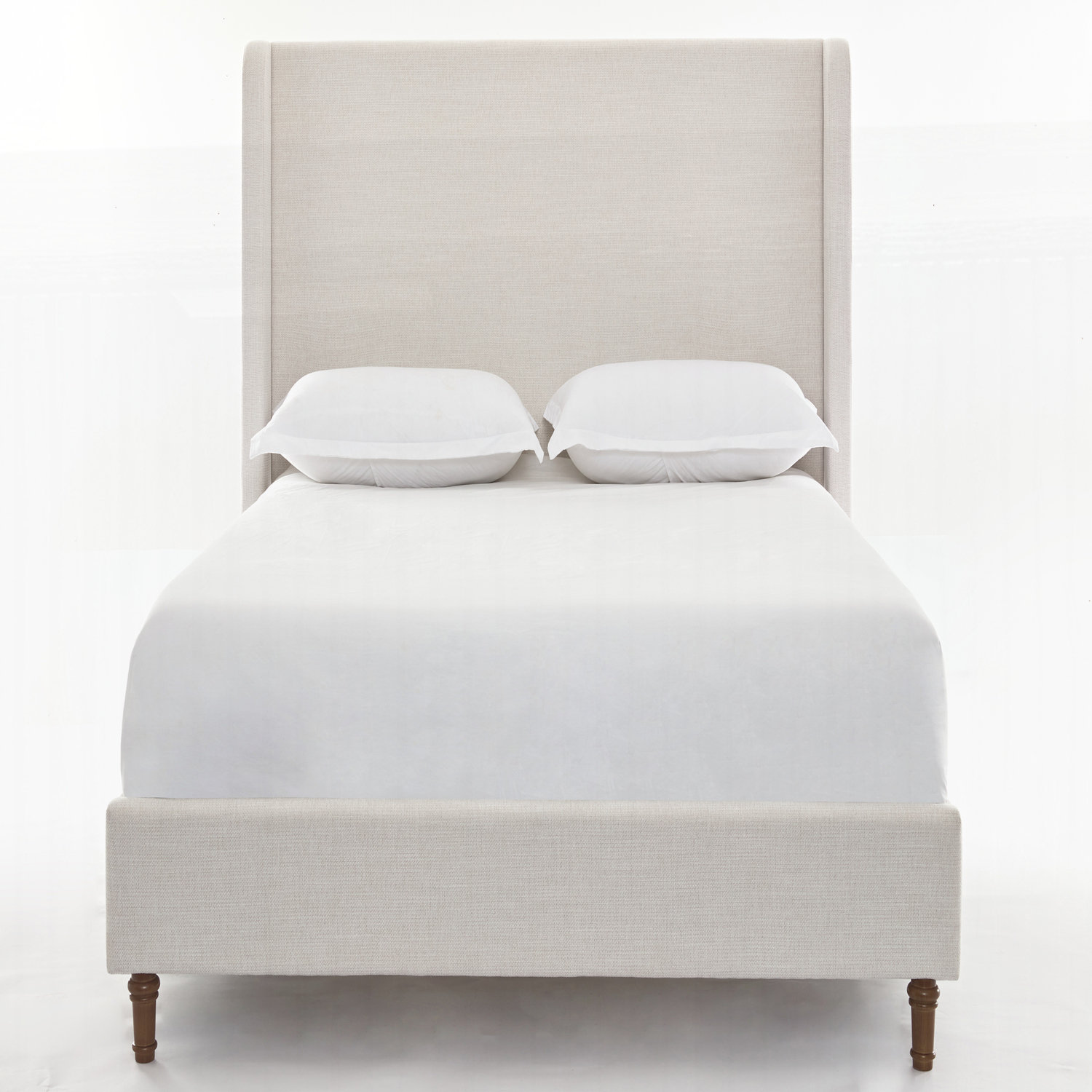 House of Hampton® Harper Tall Headboard Upholstered Bed with 54 Inch ...