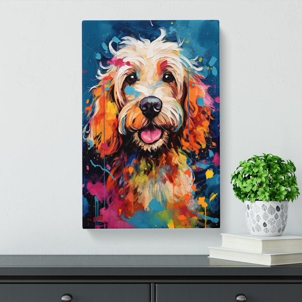 Marlow Home Co. Cockapoo Abstract No.2 - Art Prints on Canvas | Wayfair ...