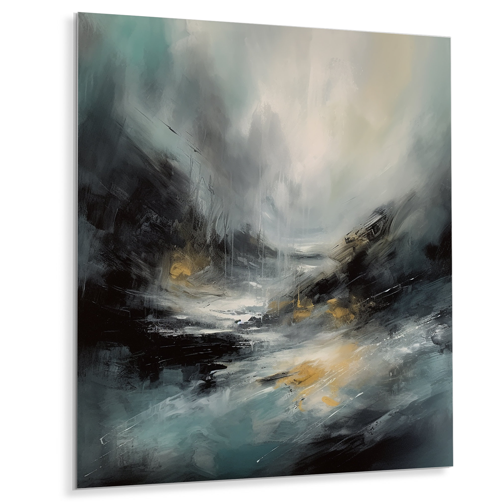 Ivy Bronx Abstracted Liquid Movements III - Abstract Liquid Ink Metal ...