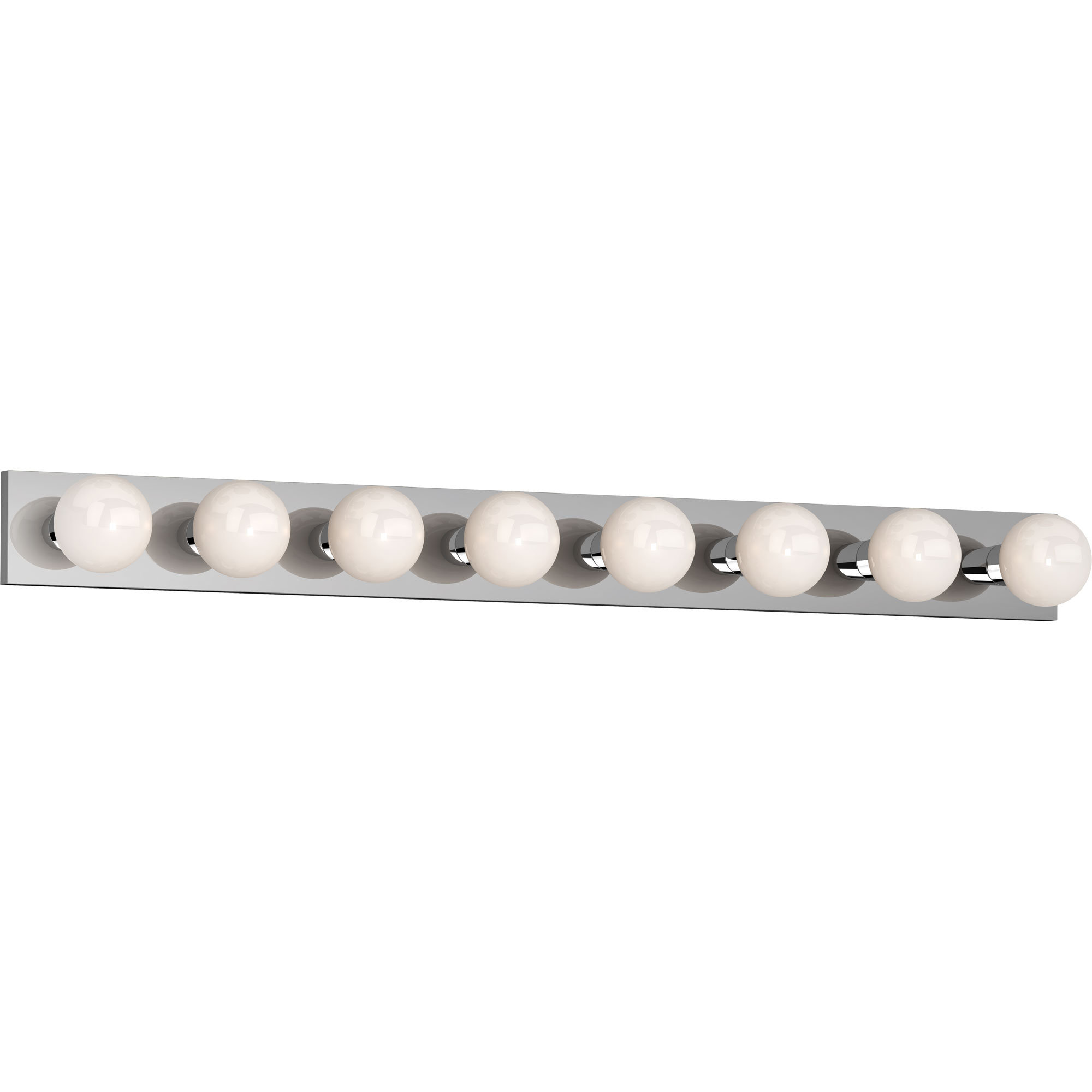 Latitude Run® 8-Light Chrome Hollywood Vanity Light Bar | Wayfair