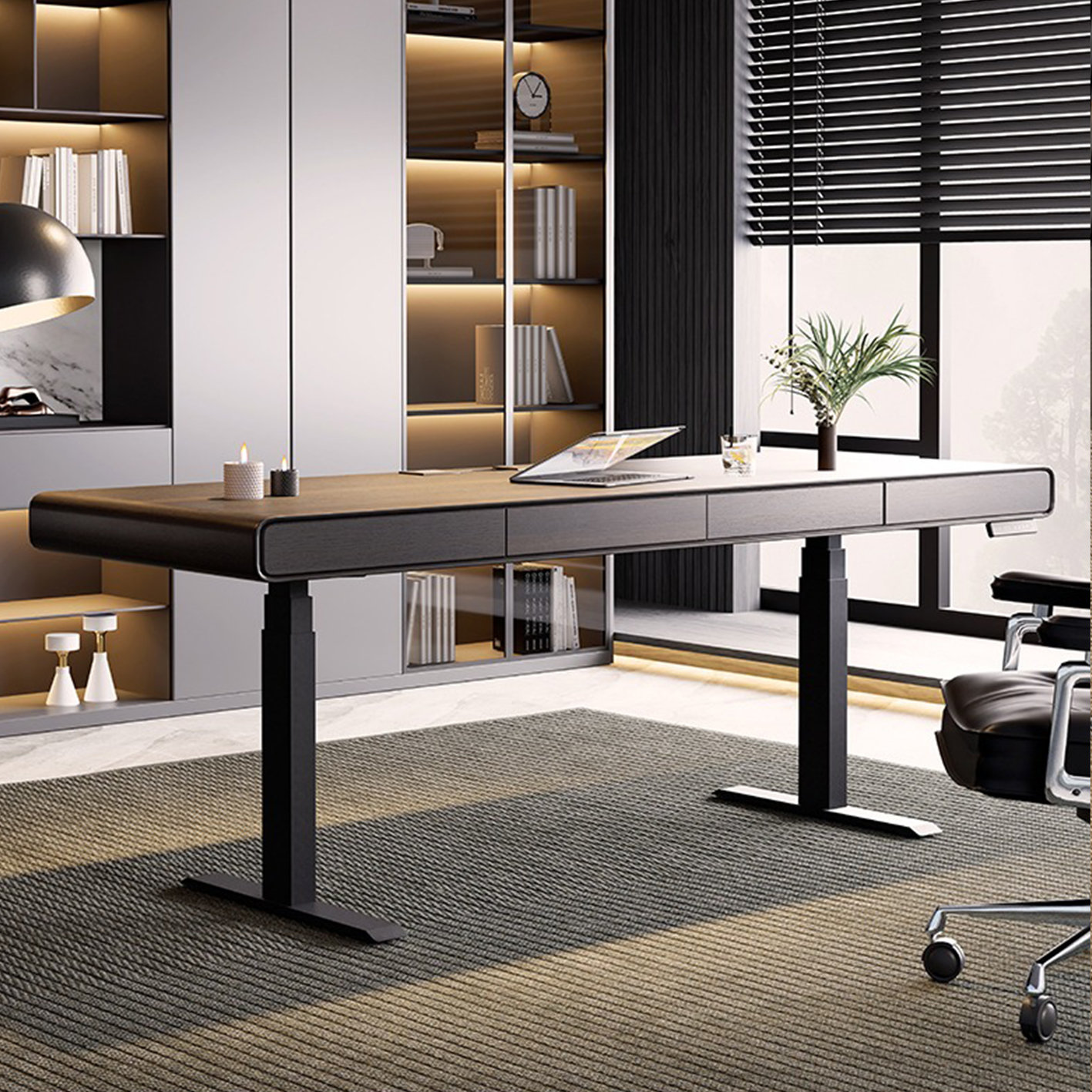 Brass Foam Smoky Color Multilayer Solid Board Elevating Type Writing ...